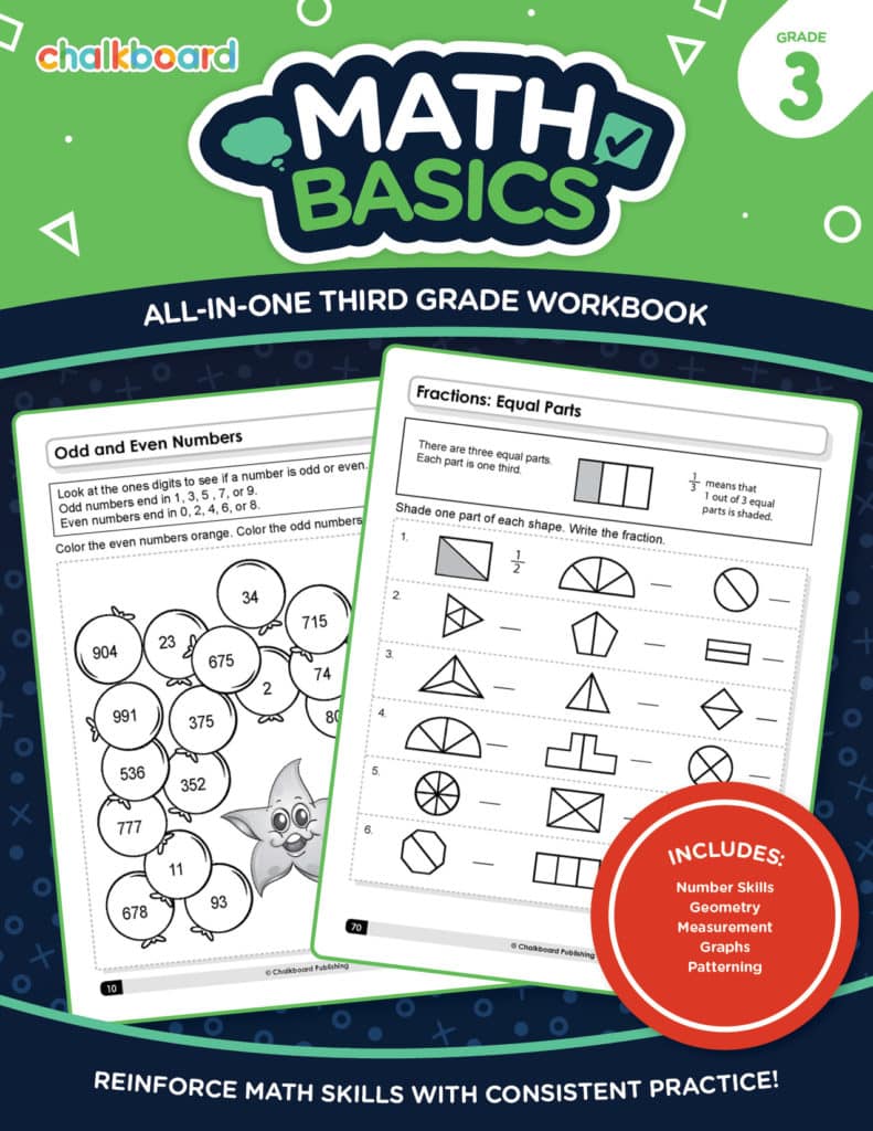 Common Core Grade 3 - Math Skills Bundle - Chalkboard Publishing