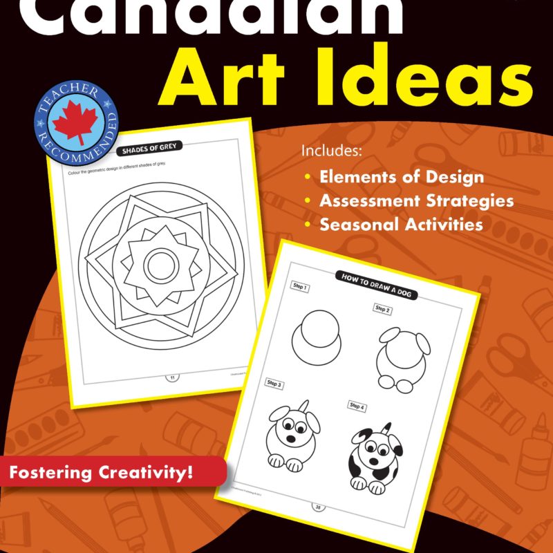 Canadian Art Ideas Grades 2-4 Workbook
