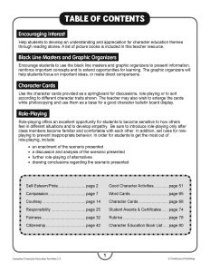 Canadian Character Education Grades 2-3 Workbook