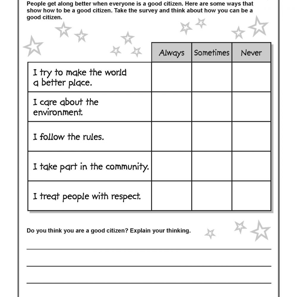 Canadian Character Education Grades 2-3 Workbook