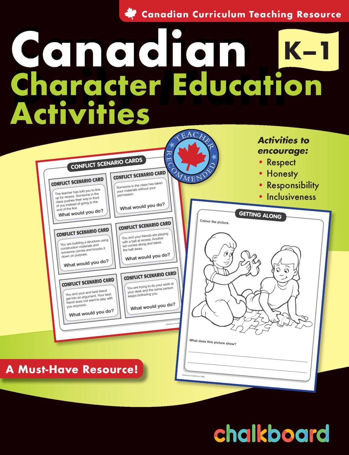 Canadian Character Education Grades 2-3 Workbook