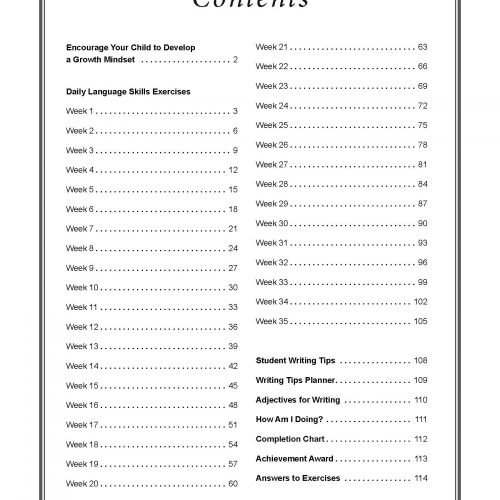 Canadian Daily Language Skills Grade 3 Workbook