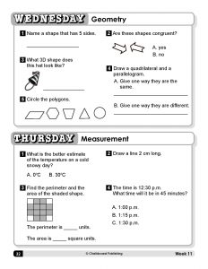 Grade 3 Daily Math Curriculum Workbook