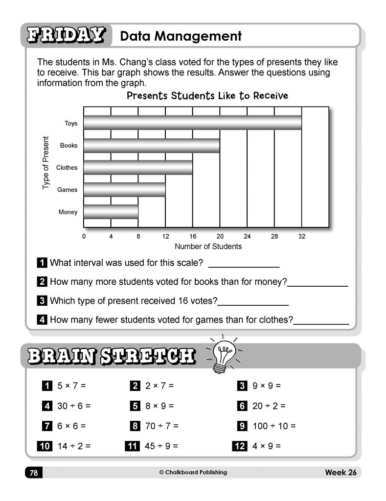 Grade 3 Daily Math Curriculum Workbook