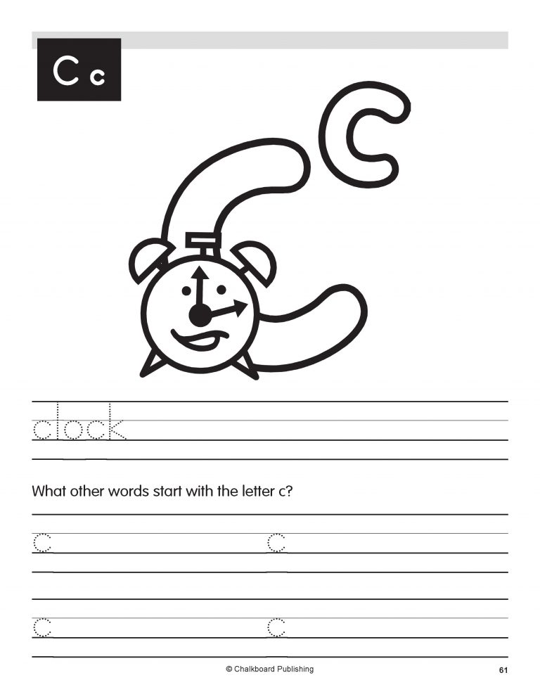 Daily Printing Practice Workbook