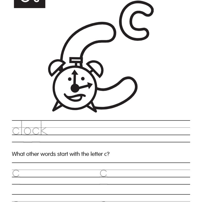 Daily Printing Practice Workbook