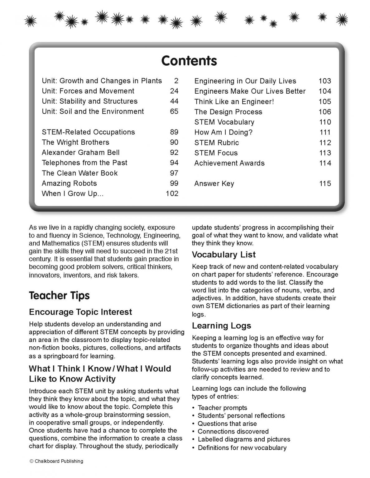 Grade 3 STEM Workbook