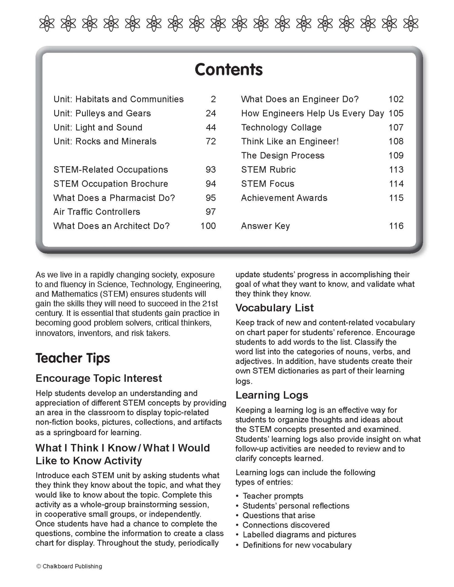 Grade 4 STEM Workbook