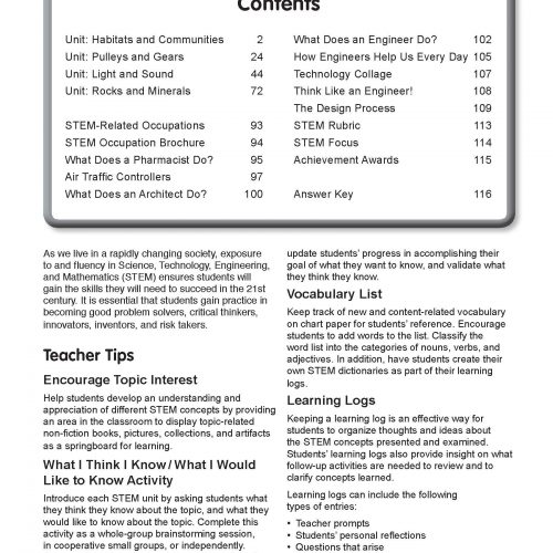 Grade 4 STEM Workbook