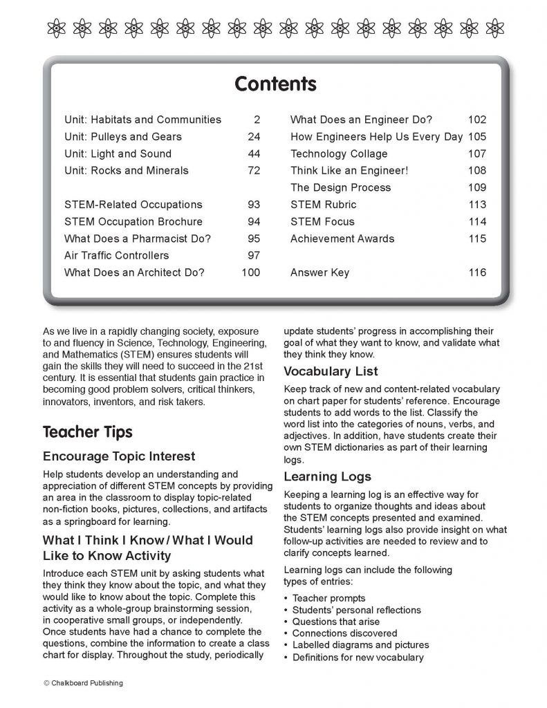 Grade 4 STEM Workbook