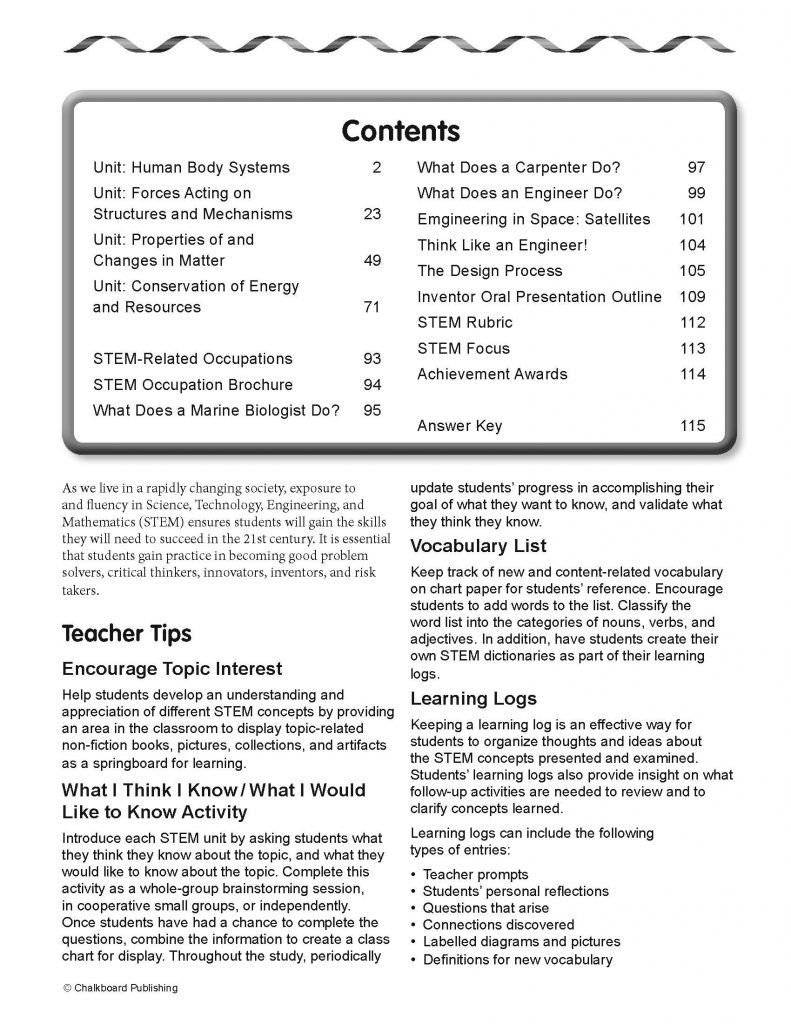 Grade 5 STEM Workbook