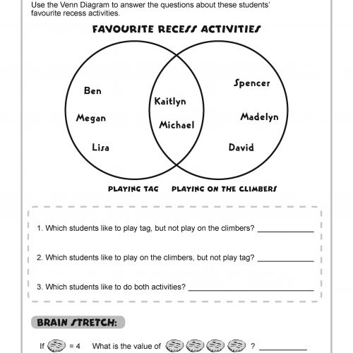 Canadian Data Management Activities Grades 1-3 eBook