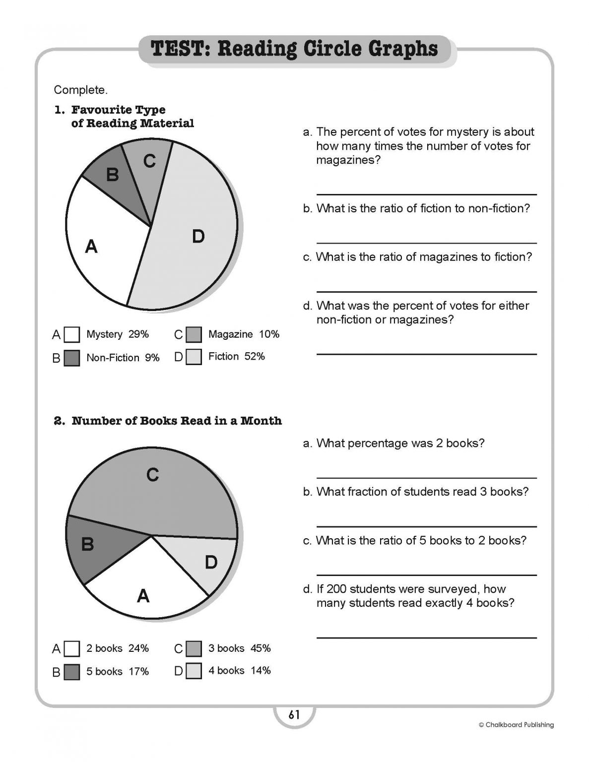 Canadian Data Management Activities Grades 4-6 eBook