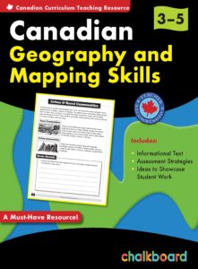 Canadian Geography and Mapping Skills Grades 3-5 Workbook