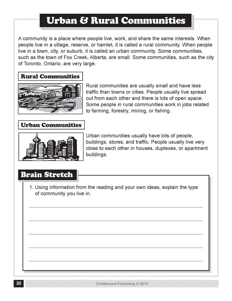 Canadian Geography and Mapping Skills Grades 3-5 Workbook