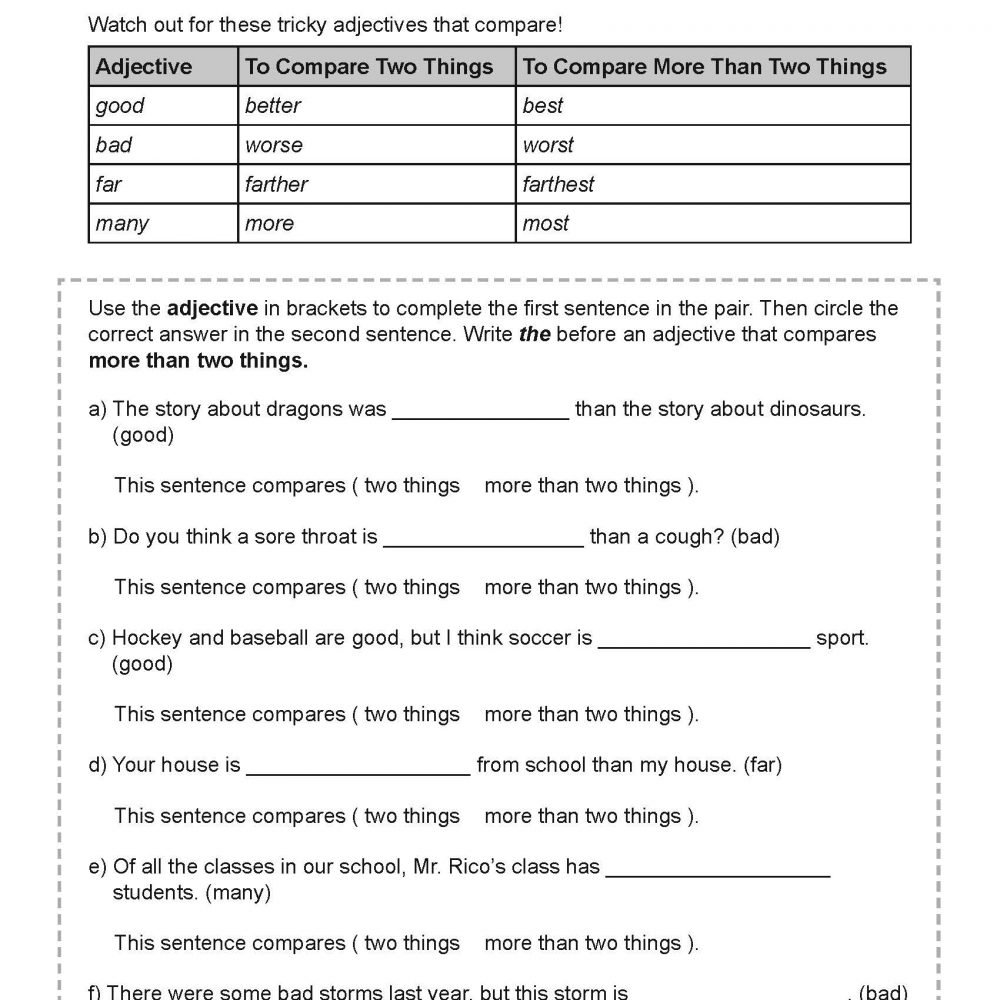 Canadian Grammar Practice Grade 3 Workbook