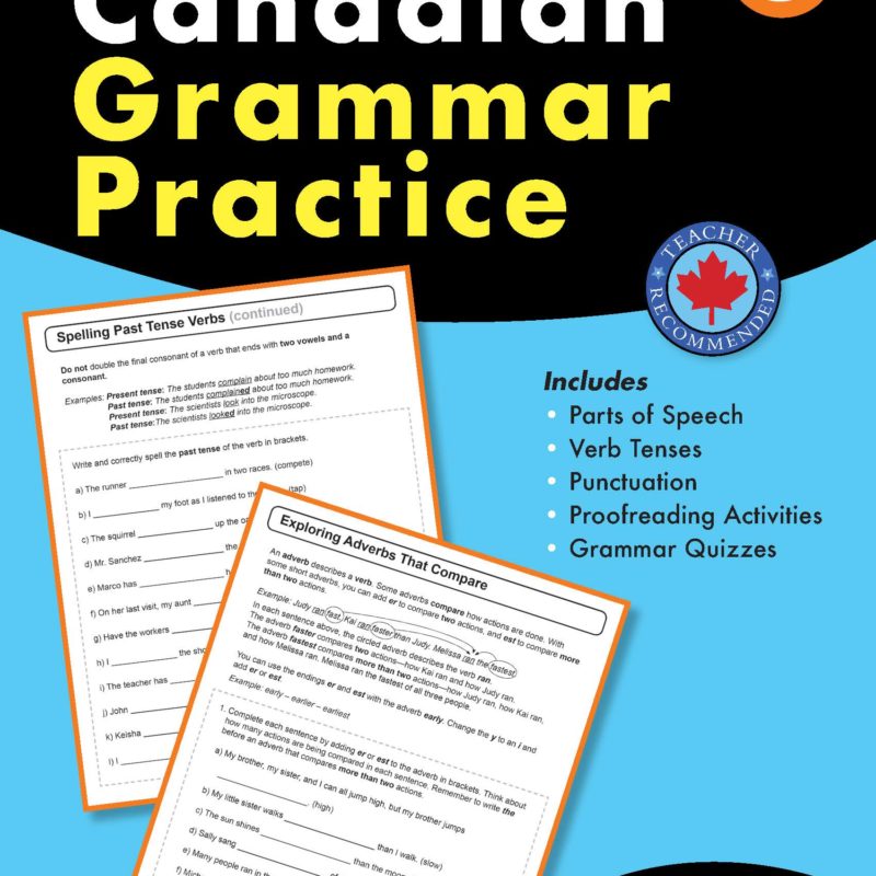 Canadian Grammar Practice Grade 5 Workbook