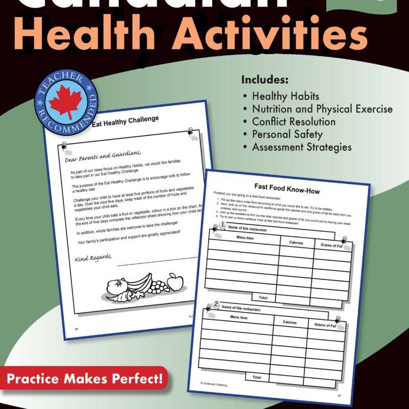Canadian Health Activities Grades 4-6 - eBook - Chalkboard Publishing