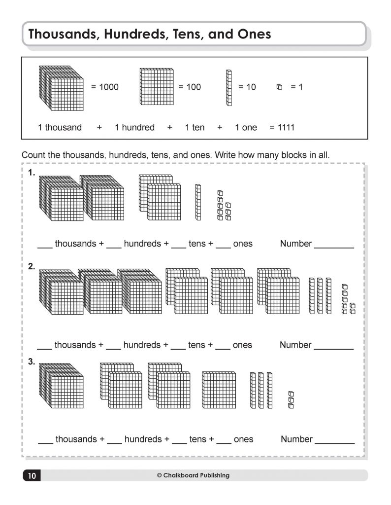 Canadian Math Basics Grade 4 Workbook