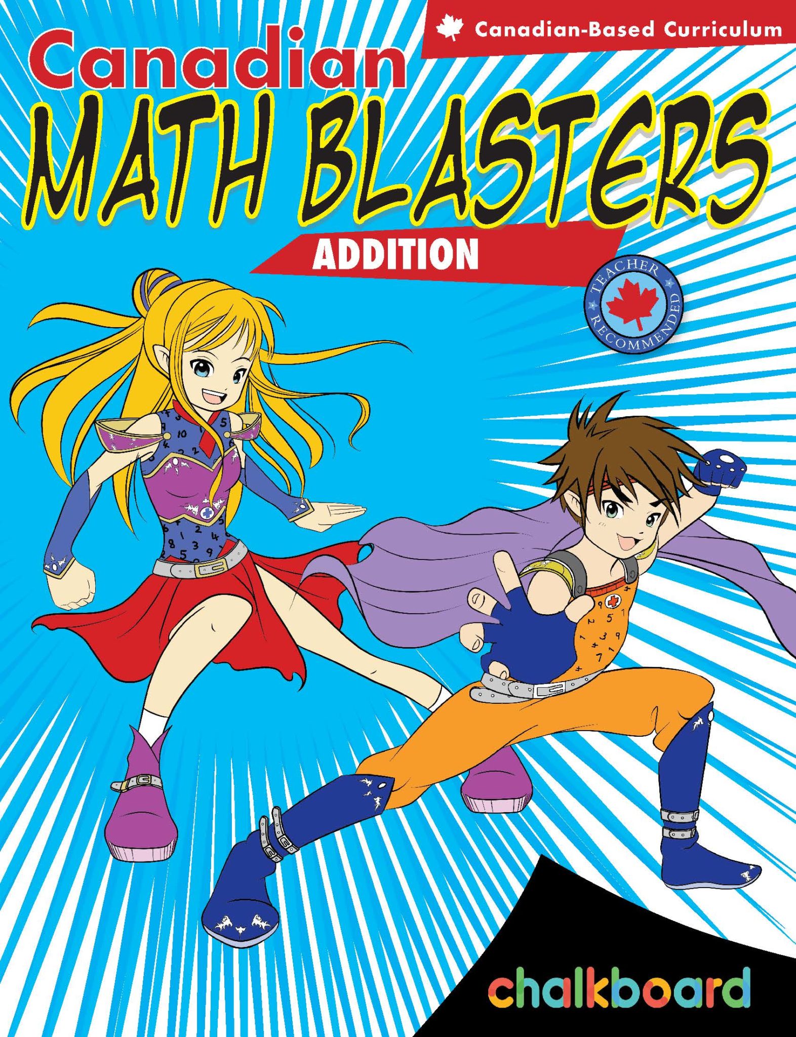 Canadian Math Blasters-Addition - eBook - Chalkboard Publishing