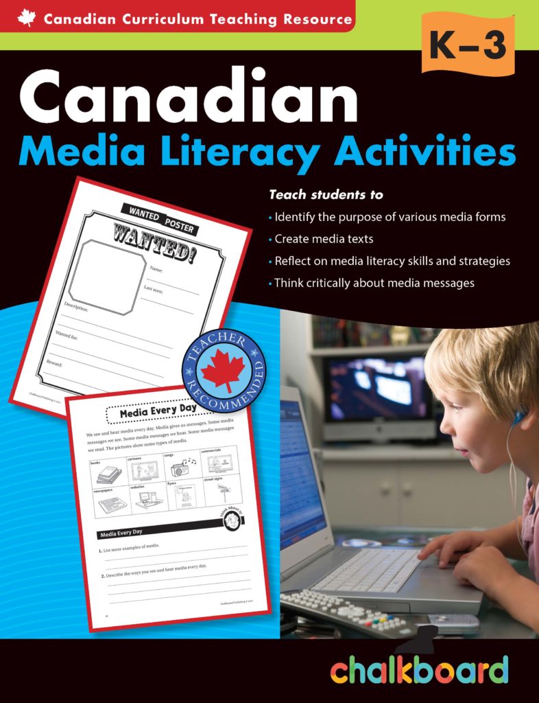 Canadian Media Literacy Activities Grades K-3 - eBook - Chalkboard ...