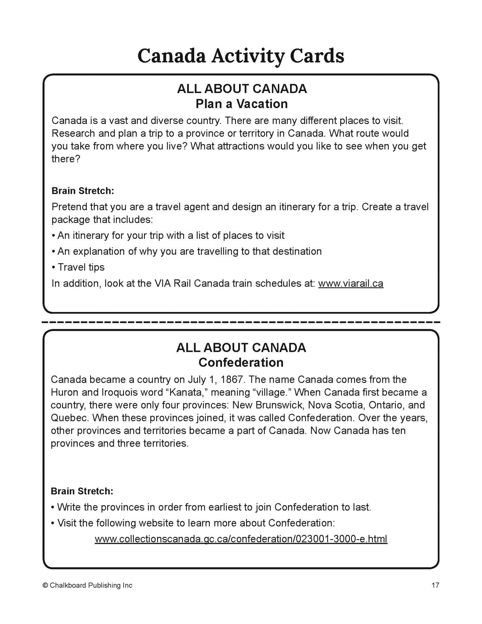 Canadian Social Studies Grades 4-6 Workbook