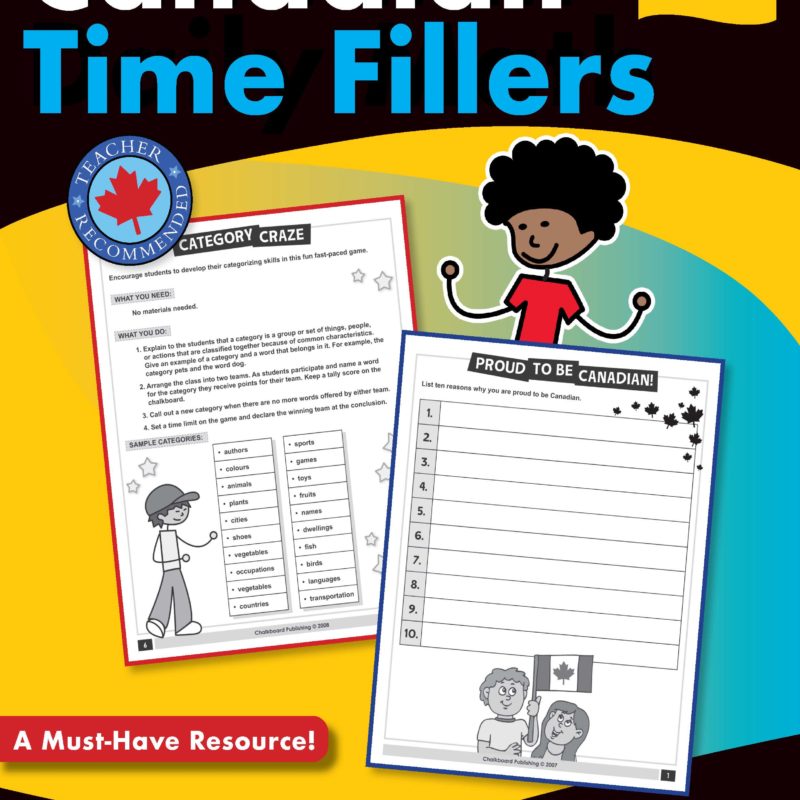 Canadian Time Fillers Grades 2-3 Workbook