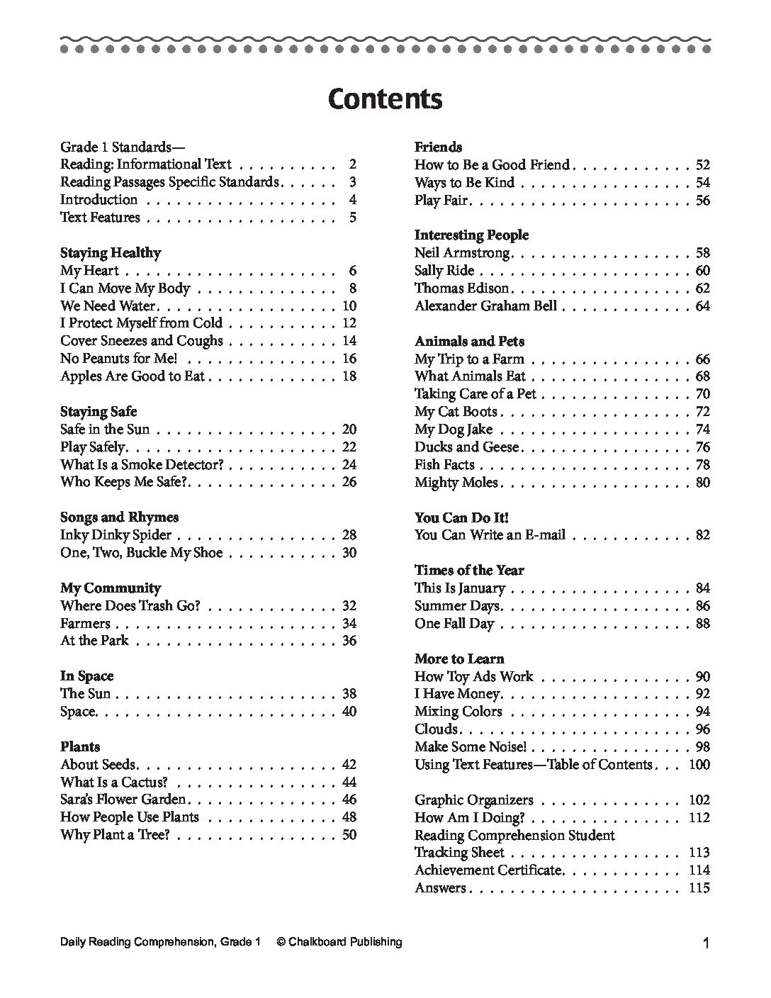 Daily Reading Comprehension First Grade EBook