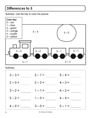 Skills Success Subtraction Workbook