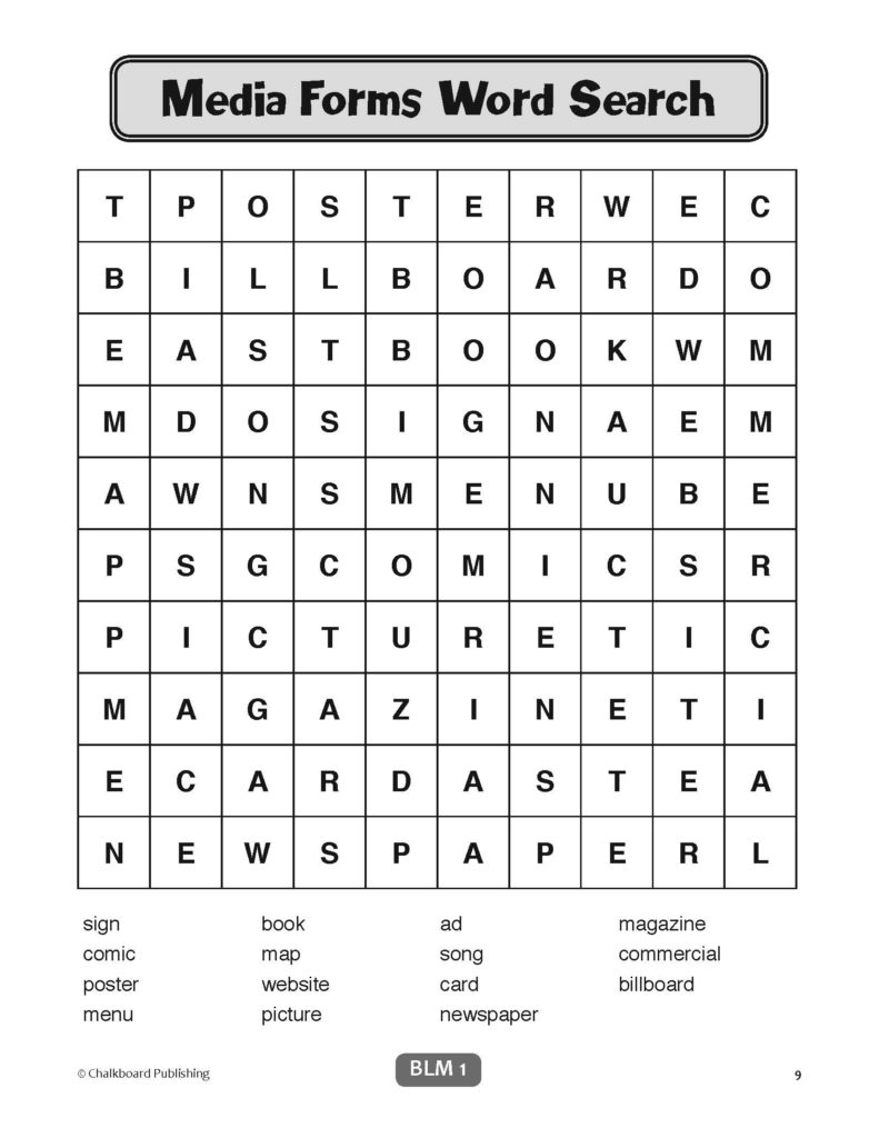 Common Core Media Literacy Activities Grades K-3 - eBook - Chalkboard ...