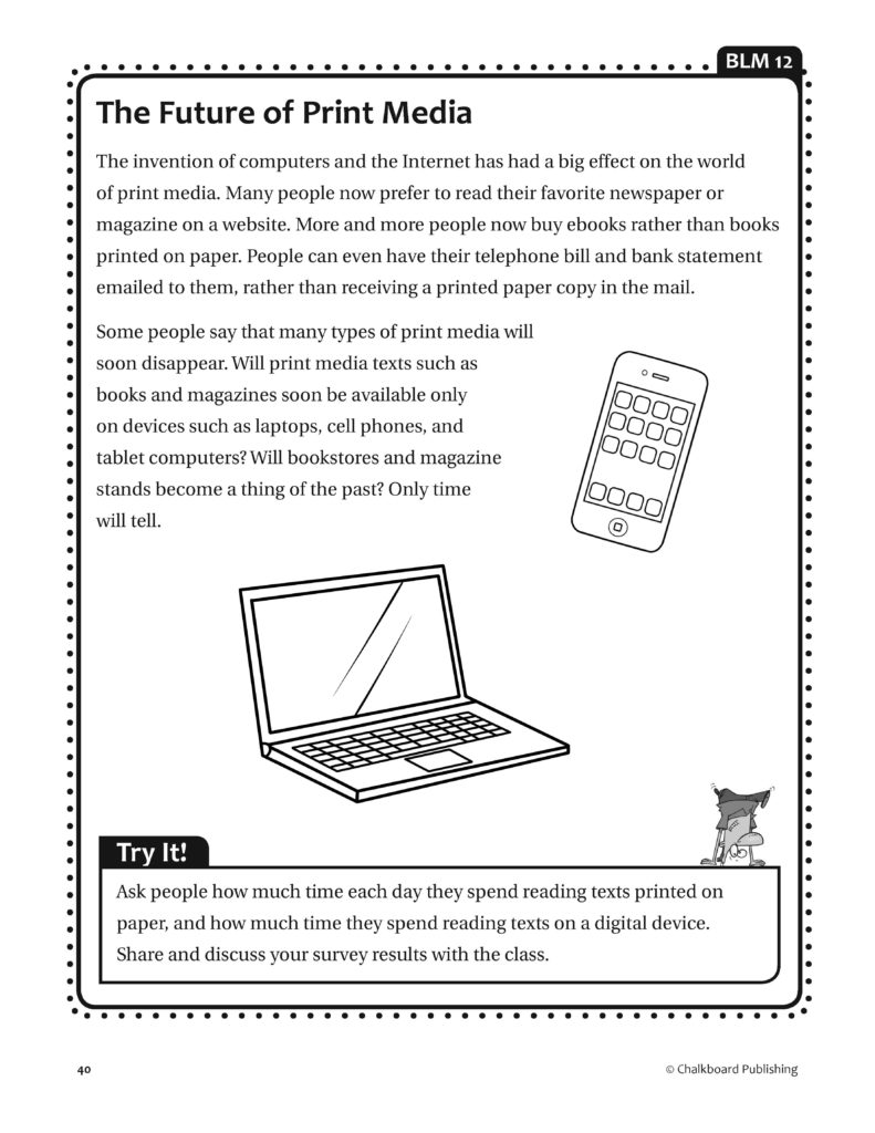 Common Core Media Literacy Activities Grades 4-6 - eBook - Chalkboard ...