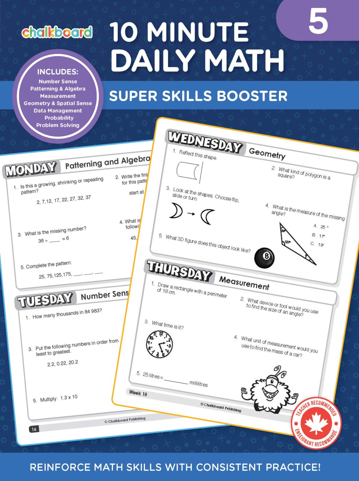 Grade 3 Math Curriculum Workbooks | Chalkboard Publishing