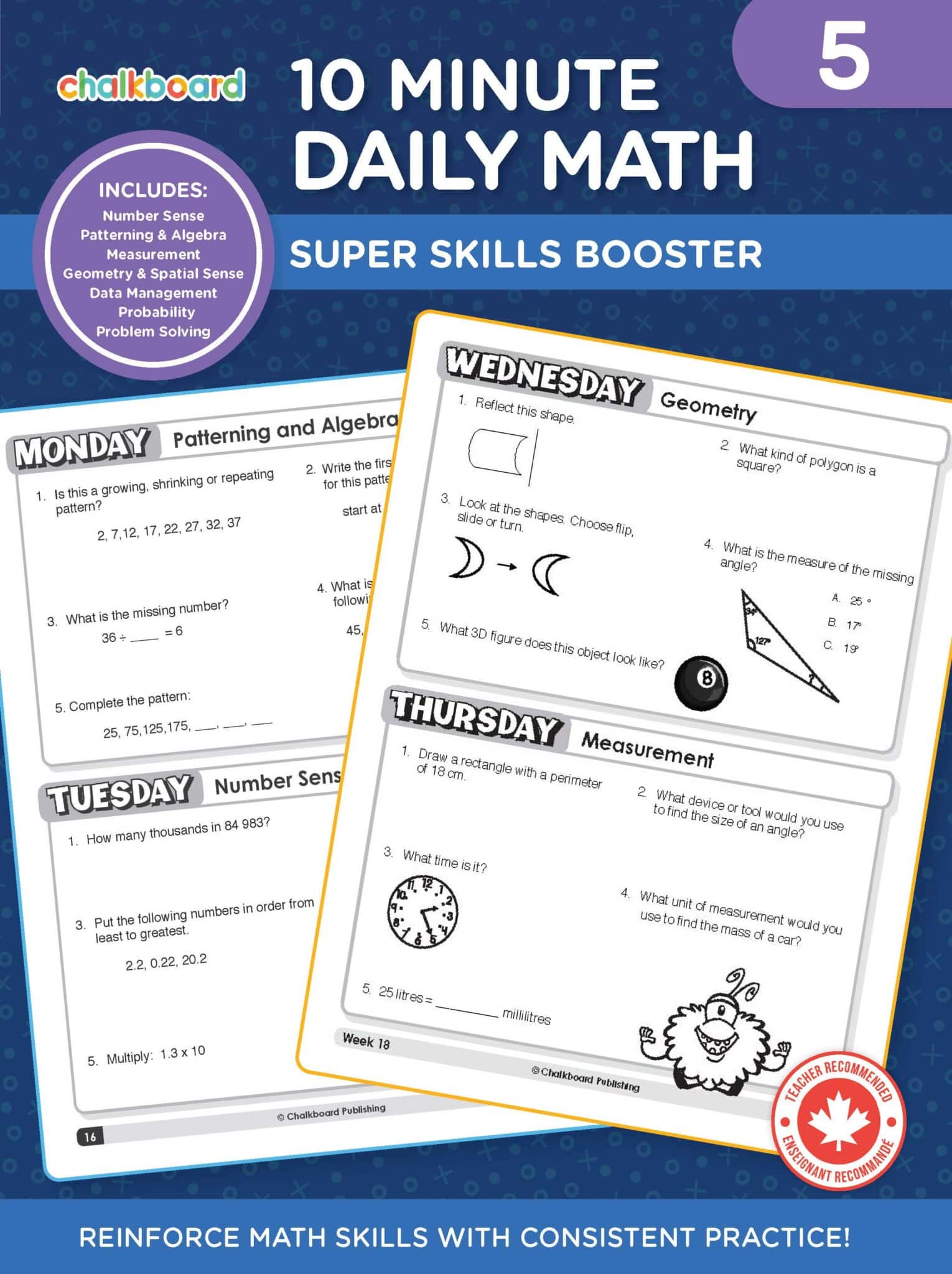 Grade 5 Math Curriculum Workbooks | Chalkboard Publishing