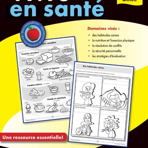 Canadian French Health Activities Grades 1-3 Workbook