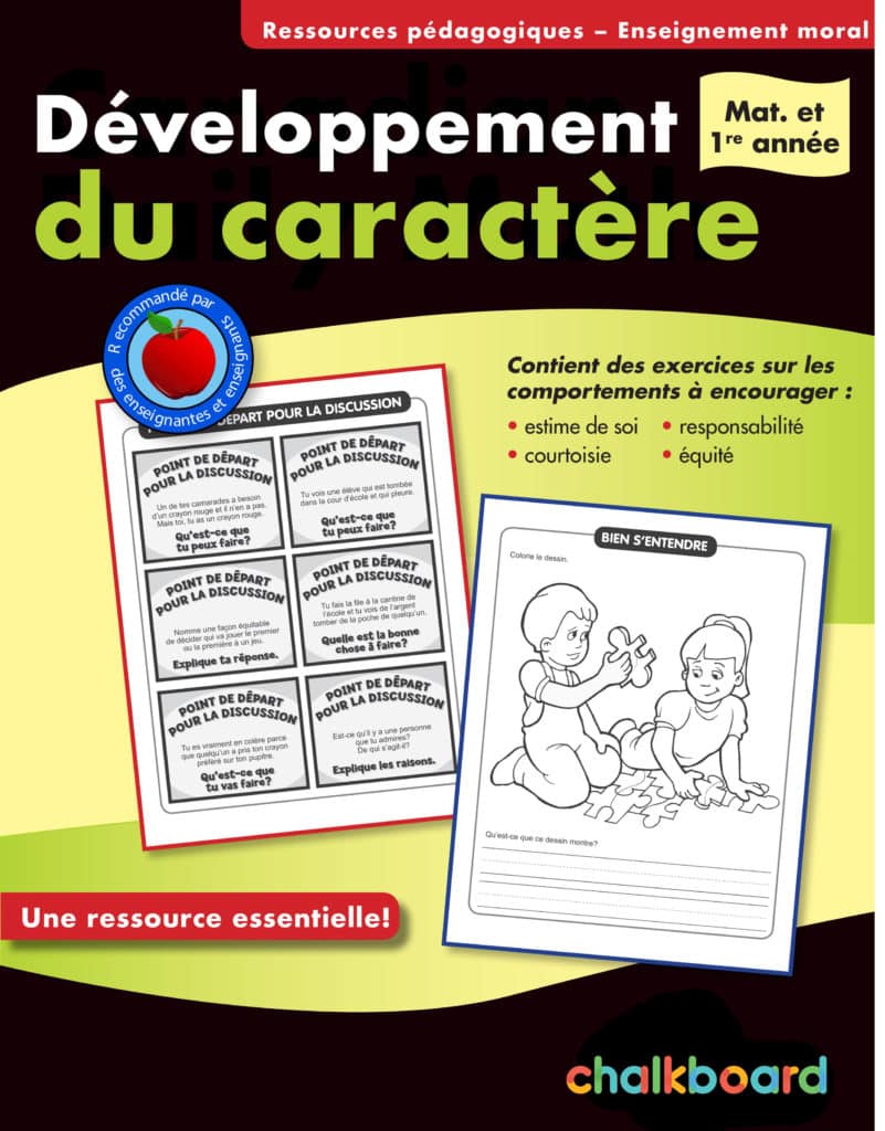 Canadian French Grades K-1 - Healthy Growth Bundle - Chalkboard Publishing