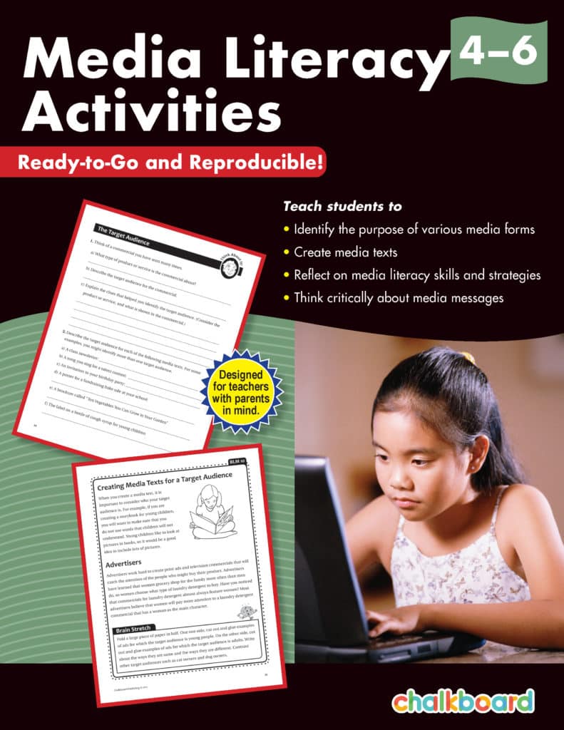 Common Core Media Literacy Activities Grades 4-6 - eBook - Chalkboard ...