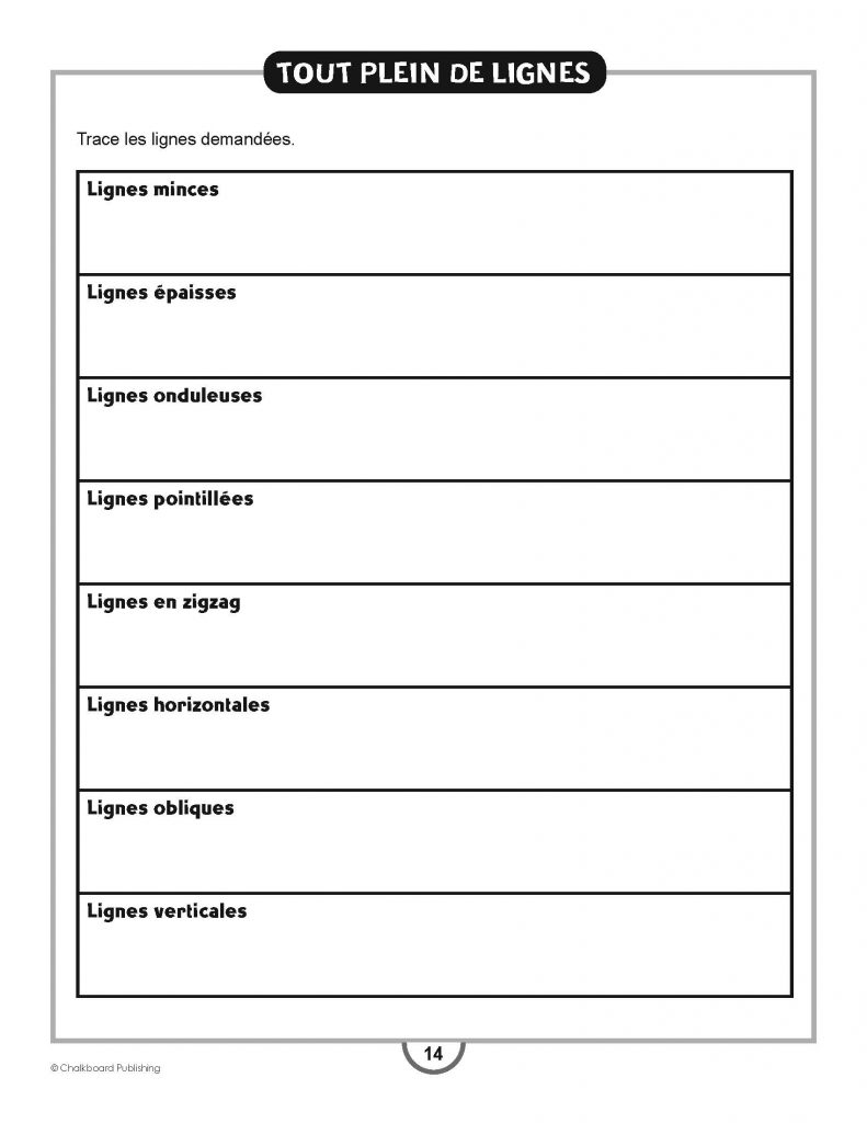 French Art Ideas Grades 2-4 Workbook