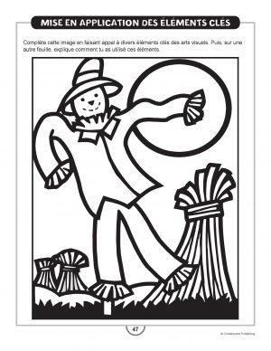 French Art Ideas Grades 2-4 Workbook