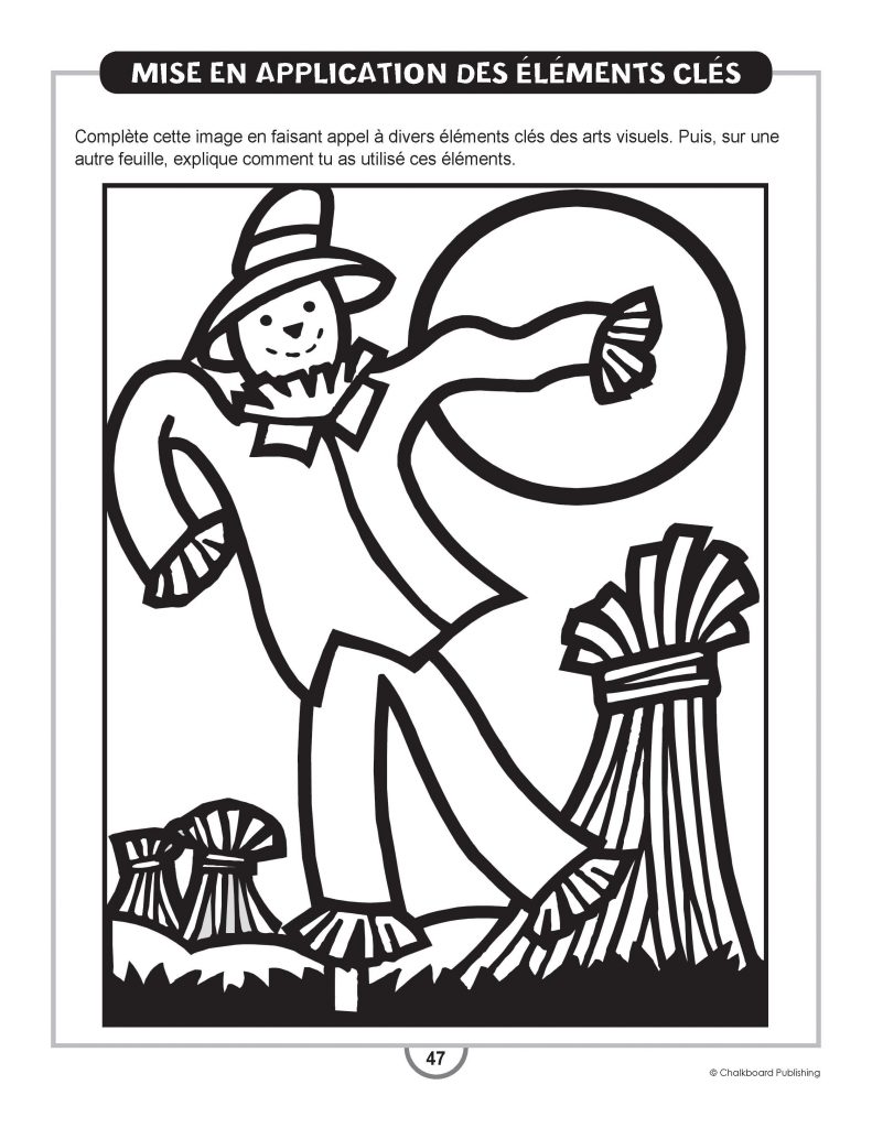 French Art Ideas Grades 2-4 Workbook