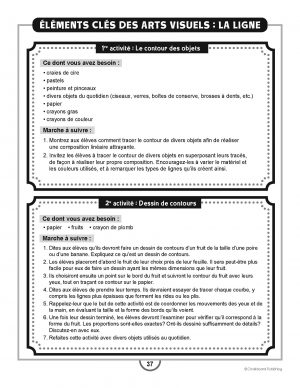 French Art Ideas Grades 5-6 Workbook