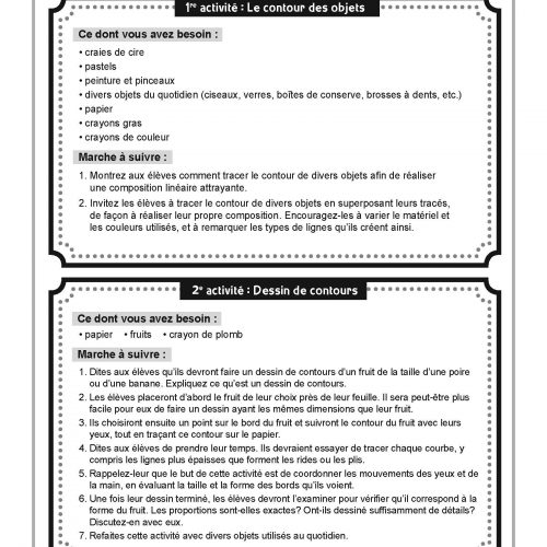 French Art Ideas Grades 5-6 Workbook