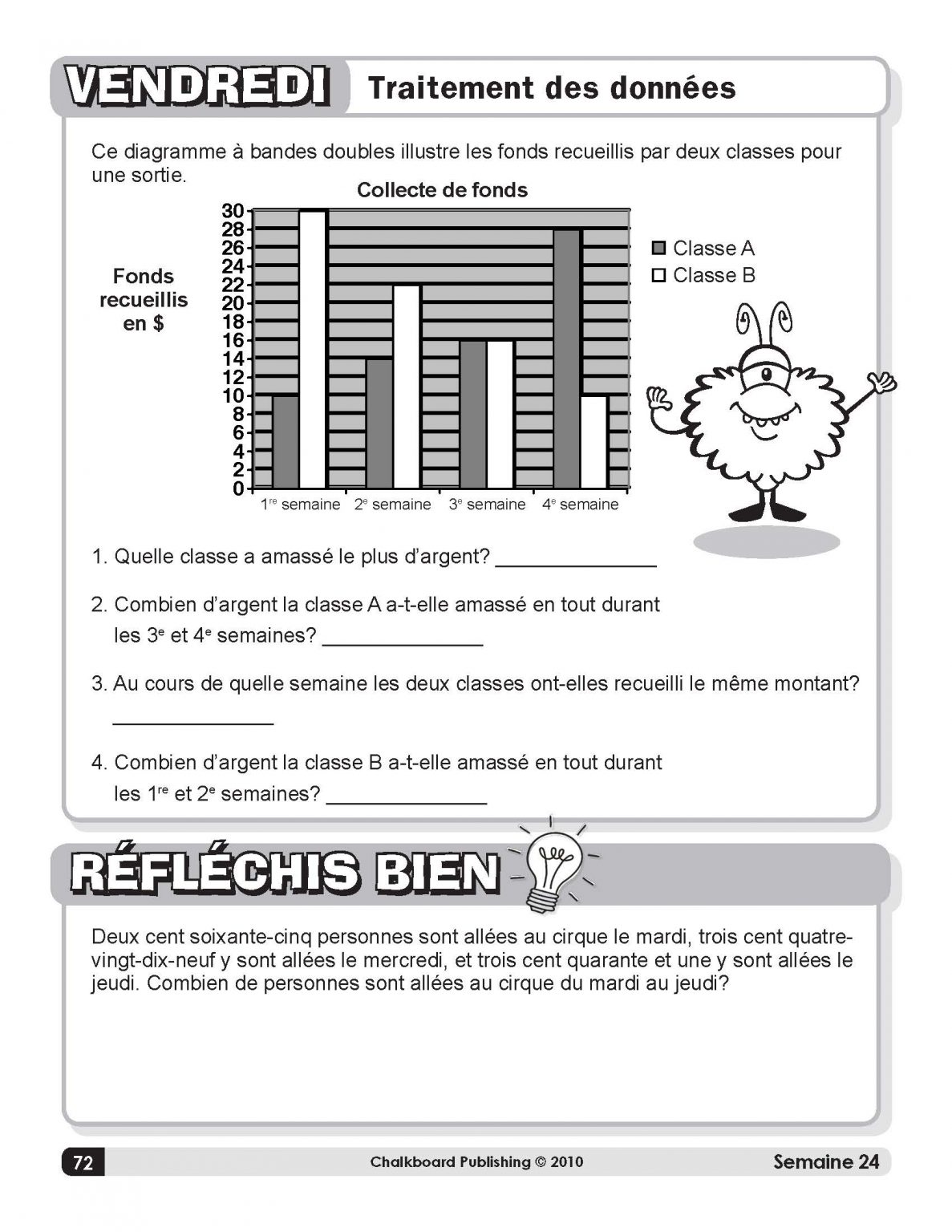 French Daily Math Grade 6 Workbook