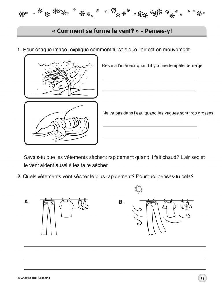 Canadian French Daily Science Grade 2 Workbook