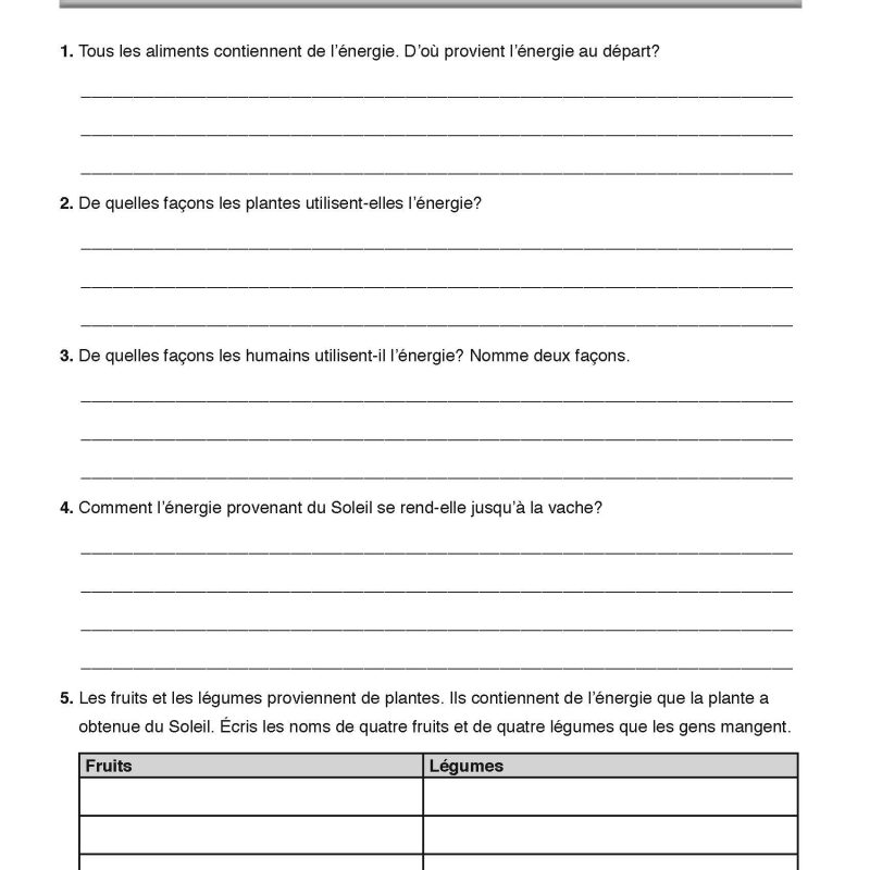 Canadian French Daily Science Grade 3 Workbook