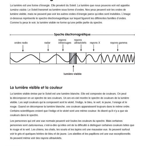 Canadian French Daily Science Grade 4 Workbook