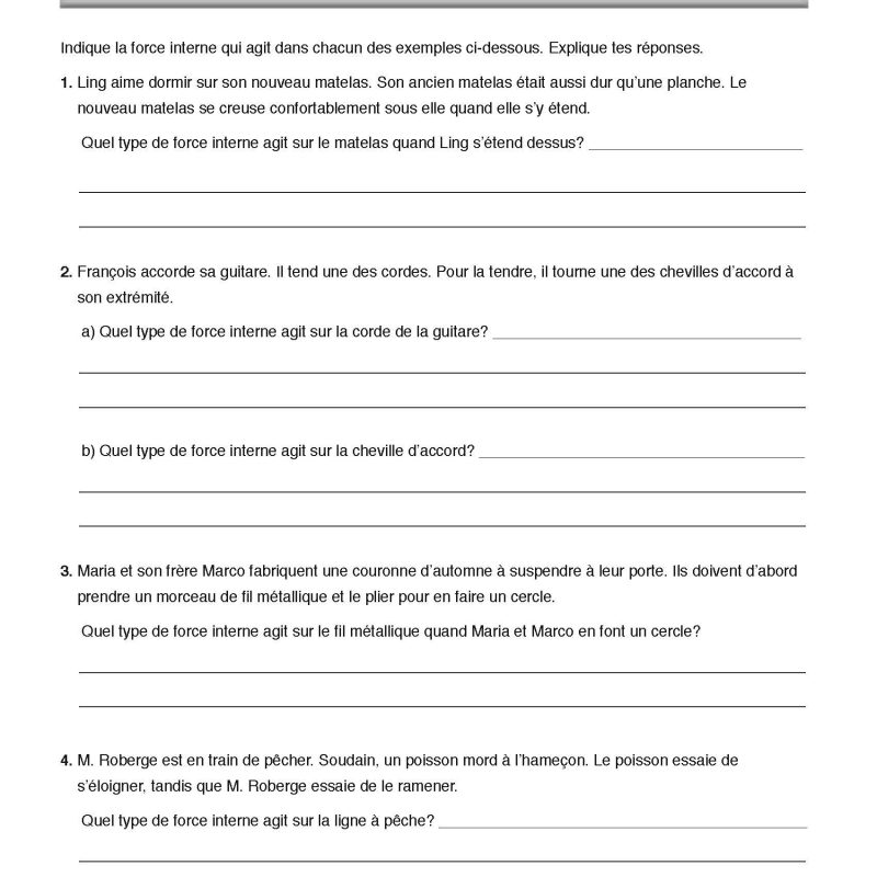 French Daily Science Grade 5 Workbook