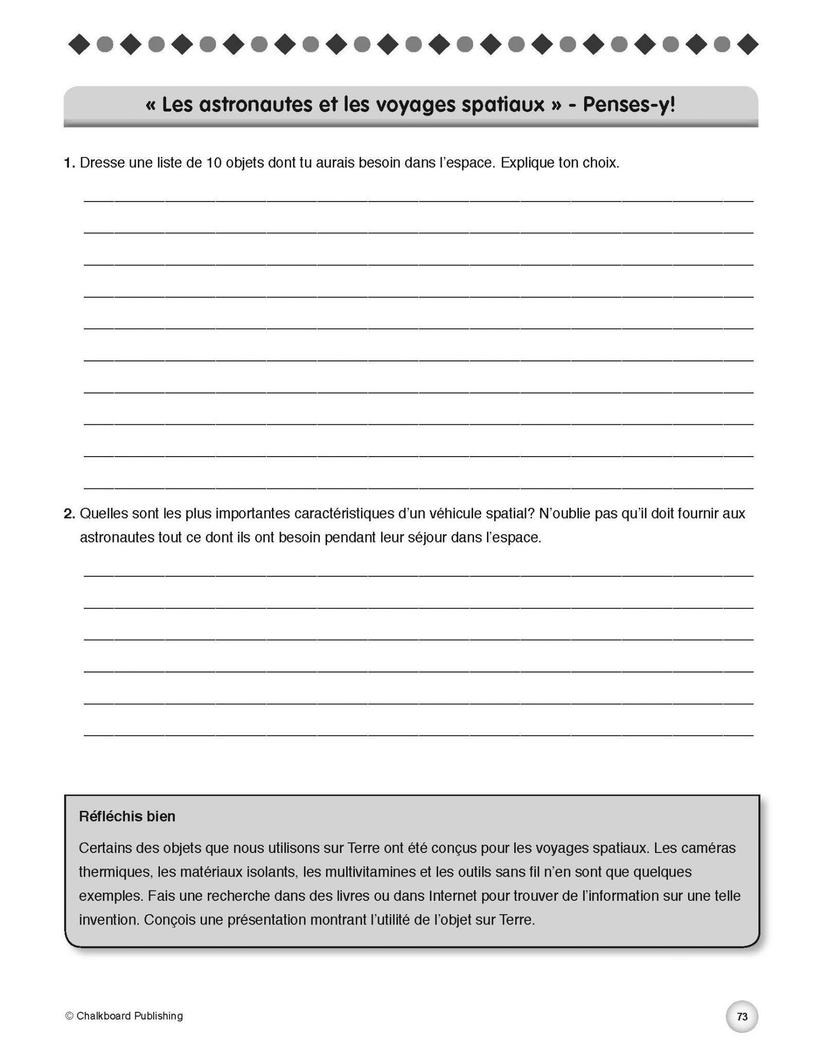 French Daily Science Grade 6 Workbook
