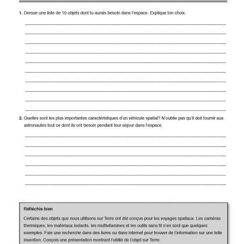 French Daily Science Grade 6 Workbook