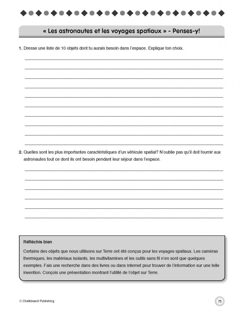 French Daily Science Grade 6 Workbook