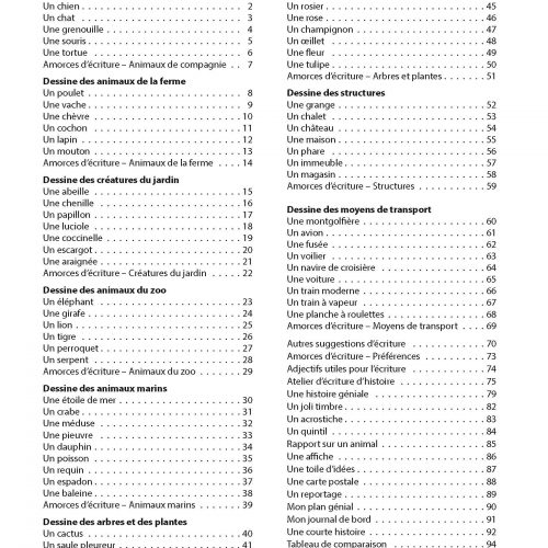 Canadian French Draw and Write Grades K-2 Workbook